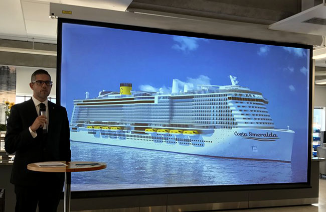 Costa Smeralda nave da crociera a propulsione green